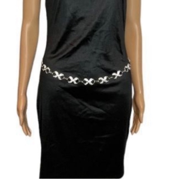 Accessories | Vintage Chainbelt With Rhinestone Encrusted Infinity ...